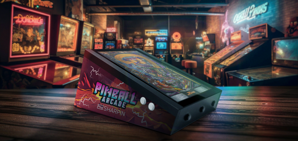 Sharpin Ultra Virtual Pinball Tabletop - Endless Pinball Entertainment