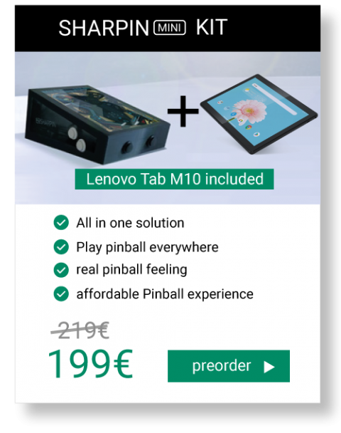 Mini-Kit | Sharpin Virtual Pinball